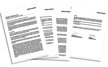 Modern Slavery Act Transparency Statement - DMG MORI UK